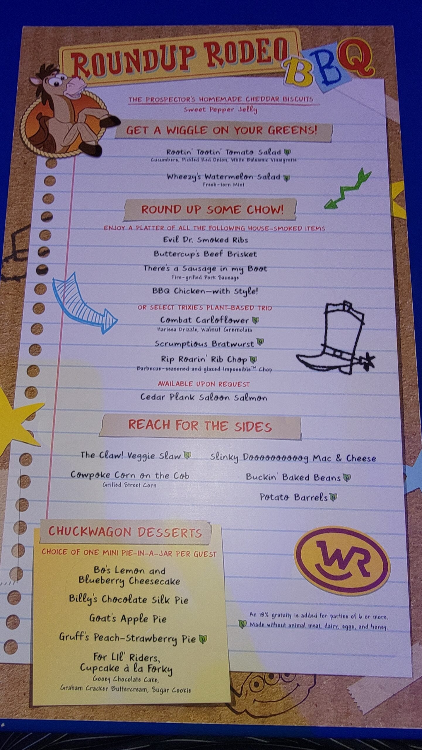 Our Dining Experience at Woody’s Roundup Rodeo BBQ in Hollywood Studios ...